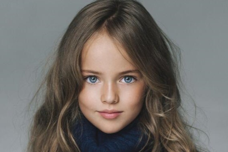 Dziecięca Modelka Najmłodsza Supermodelka Kristina Pimenova Rosja