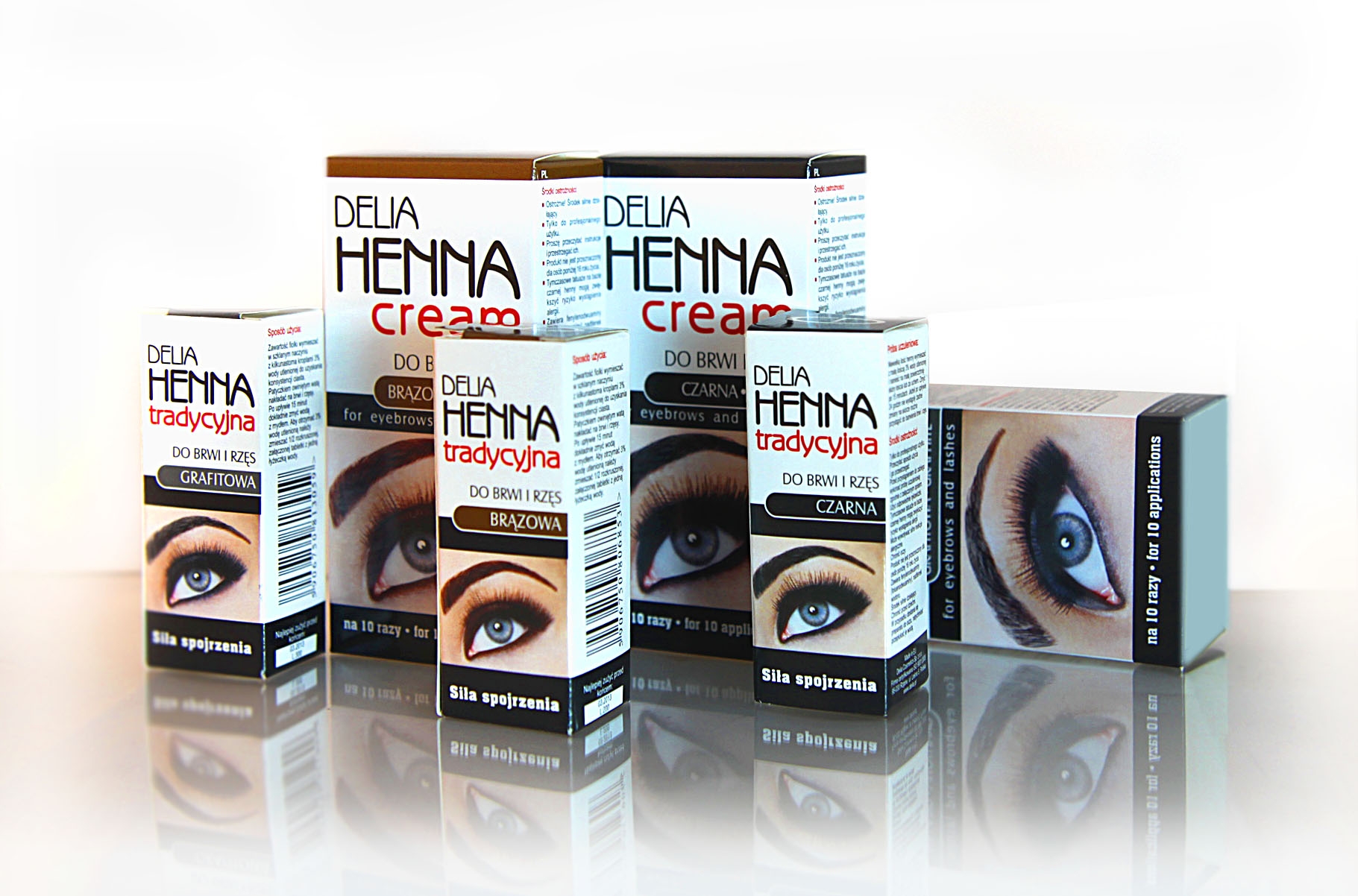 Delia Cosmetics Henna do brwi i rzęs - Uroda - Kobieta