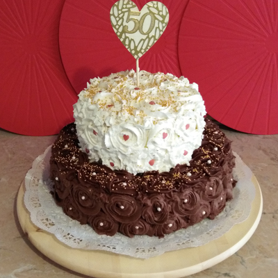 Csokis és citromos mascarponés torta recept