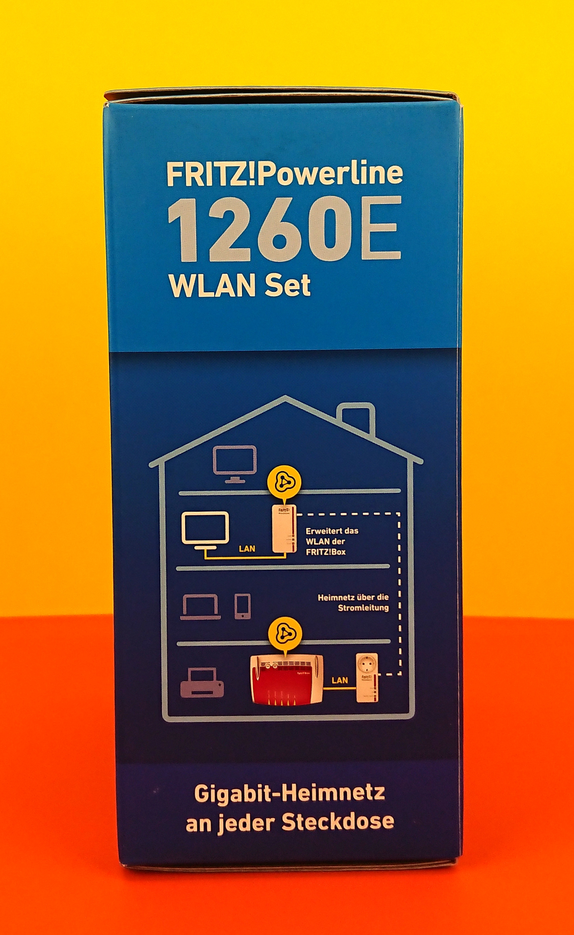 AVM Fritz Powerline 1260E Kit im Test: solide Leistung mit Mesh | Heise ...