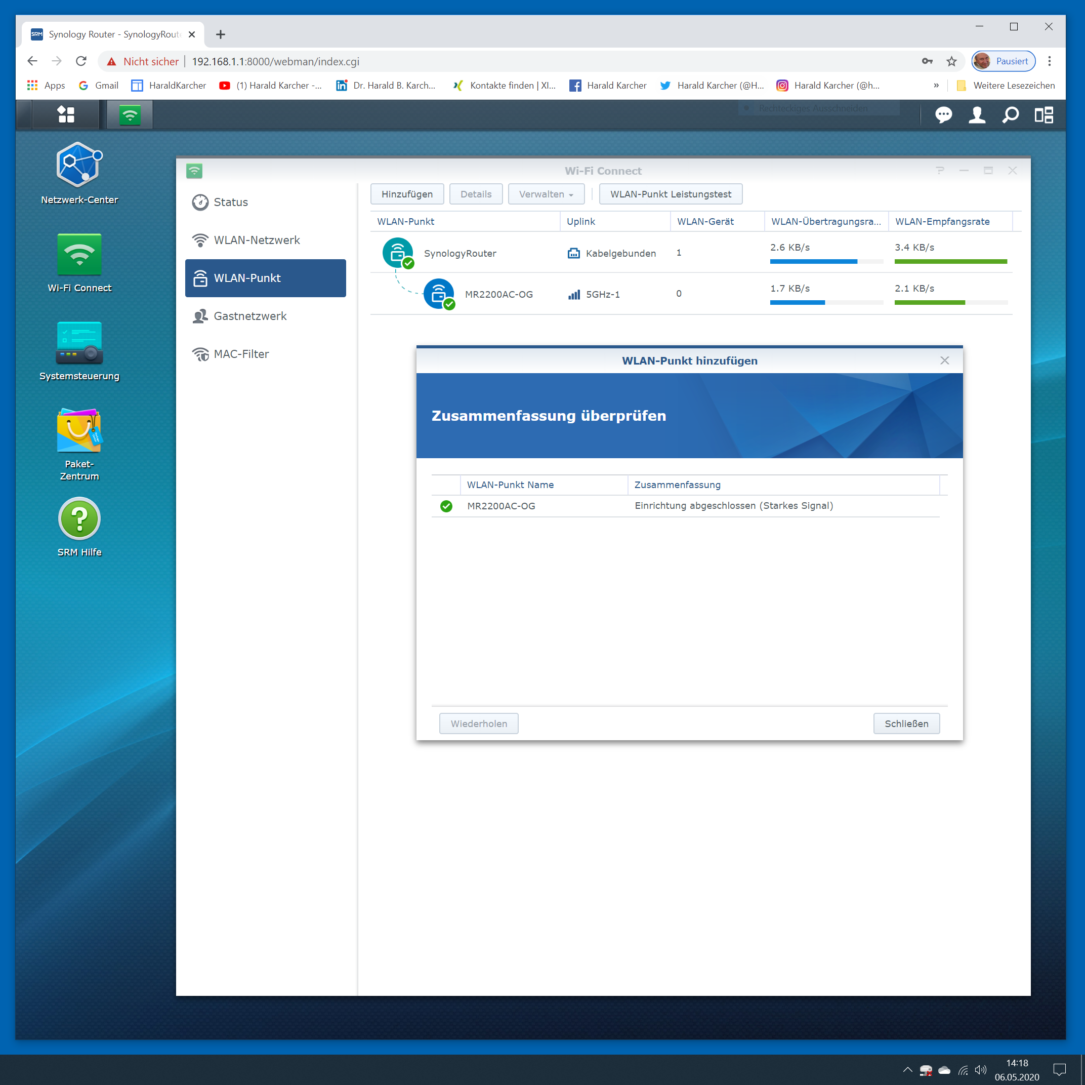Synology MR2200ac Router im Test: Wifi-5 mit NAS-DNA | Heise online ...