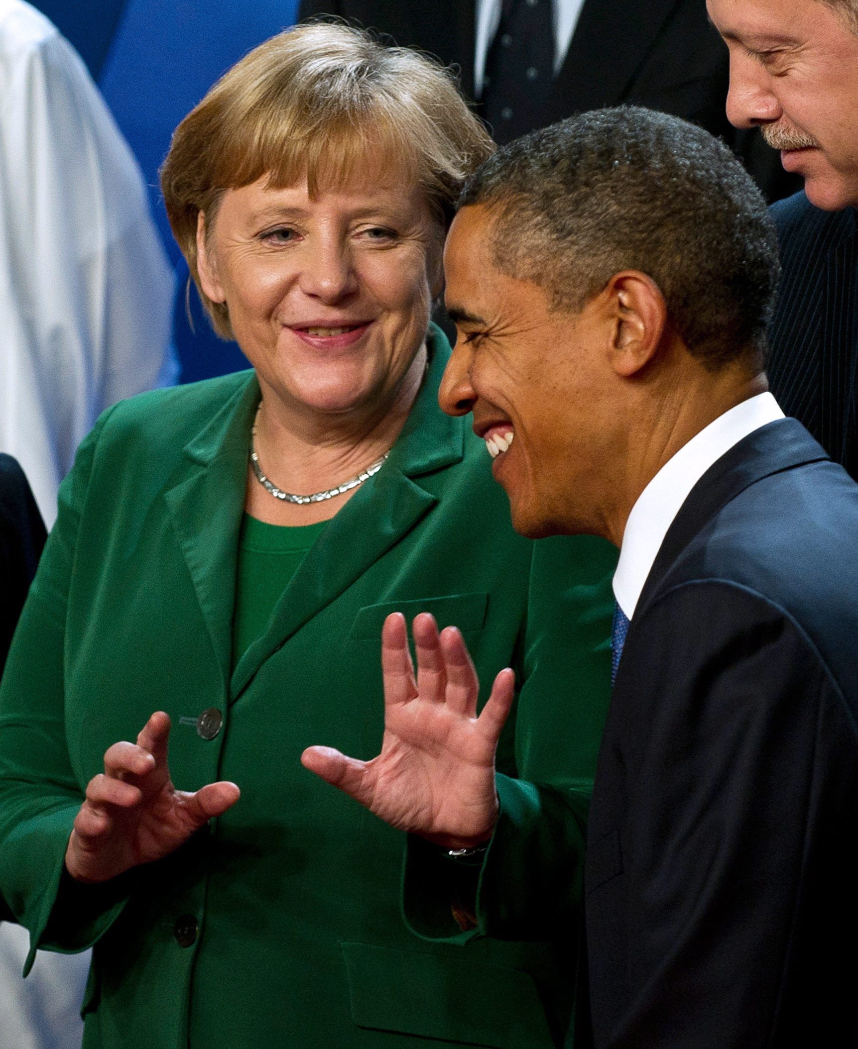 Merkel i Obama - czułość na szczytach władzy - Dziennik.pl