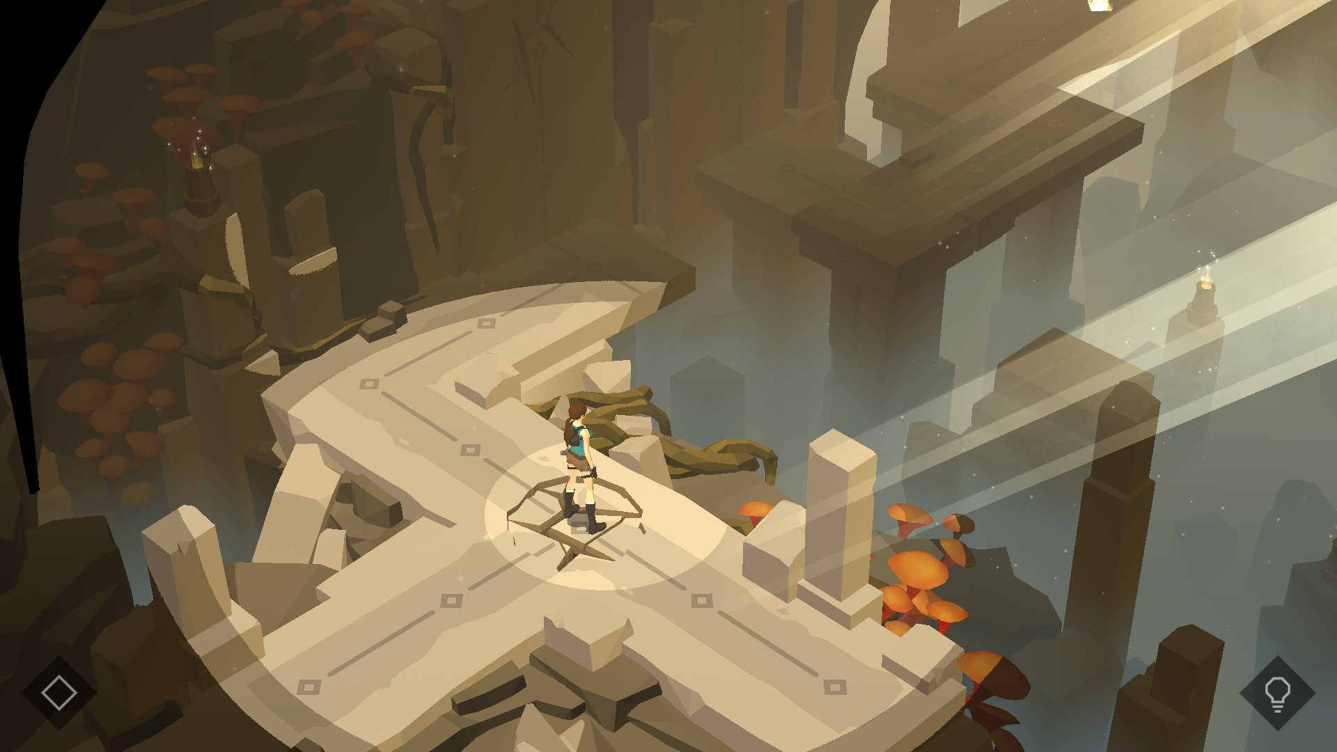 Lara Croft Go: Rätselspiel mit der Tomb-Raider-Heldin | heise online ...