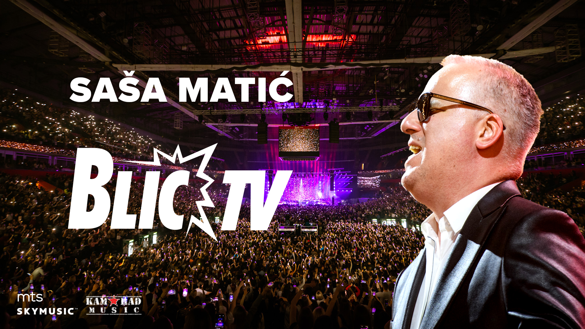 Blic TV svojim gledaocima poklonila prenos koncerta Saše Matića uživo