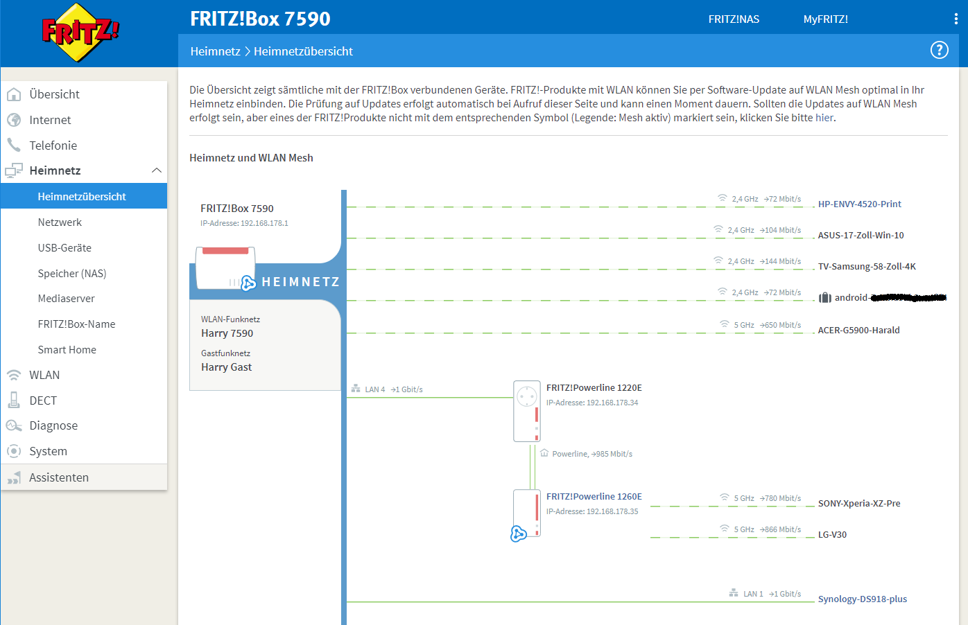 AVM Fritz Powerline 1260E Kit im Test: solide Leistung mit Mesh | Heise ...