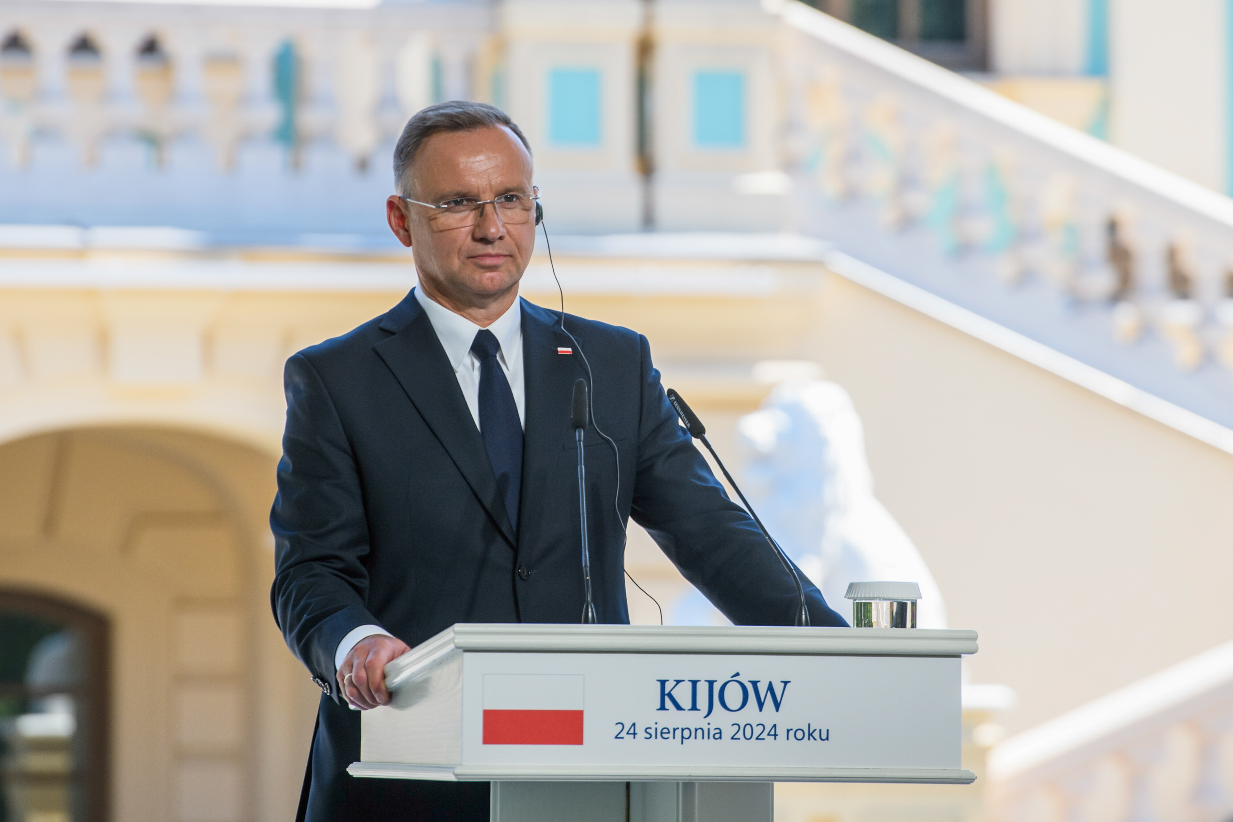 Prezydent Andrzej Duda dostał trudne pytanie w Kijowie. Oto odpowiedź ...