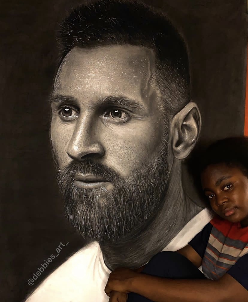 Lionel Messi art: Check out this amazing hyperrealism portrait ...