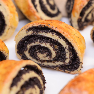 Mákos háromszögek recept