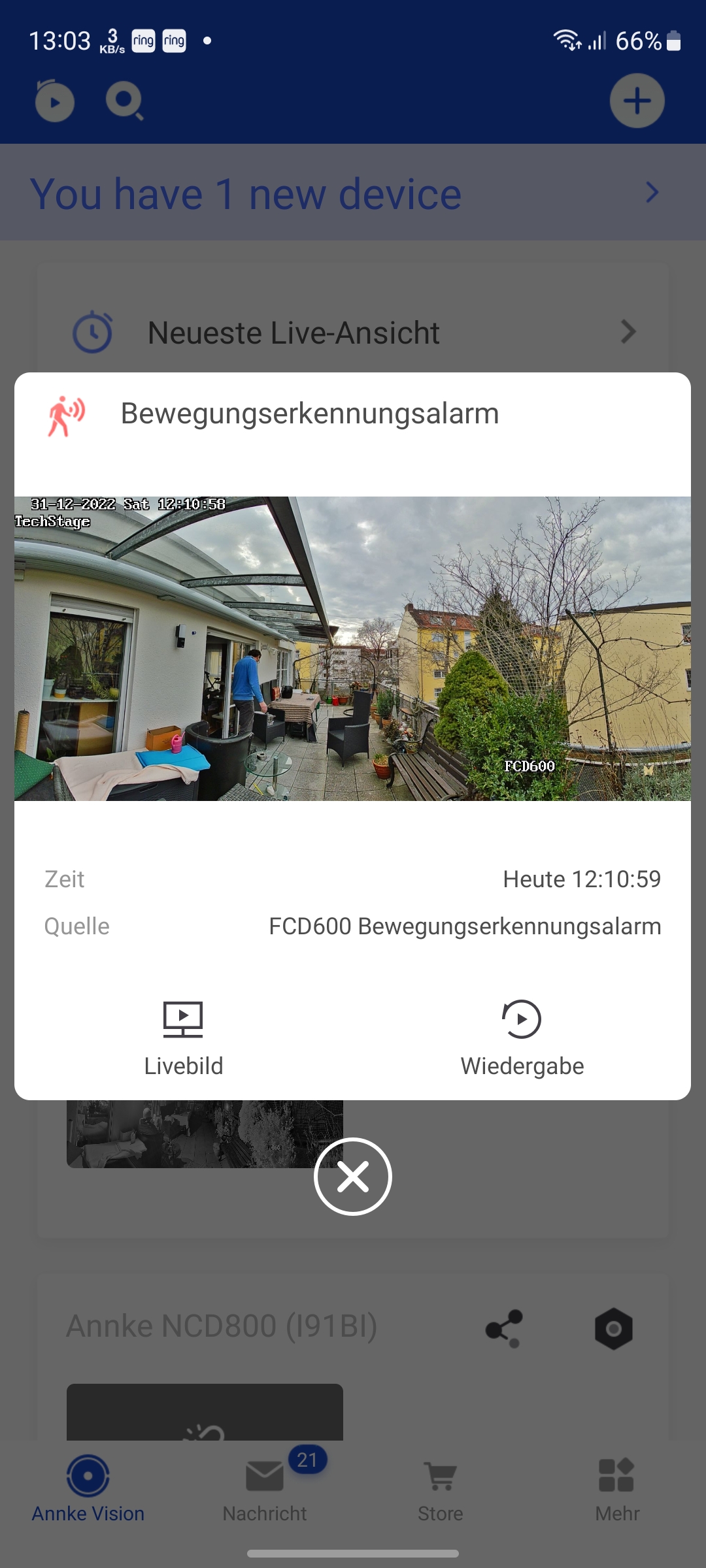 PoE-Überwachungskamera Annke FCD600 im Test: 180°-Sichtfeld dank Dual ...