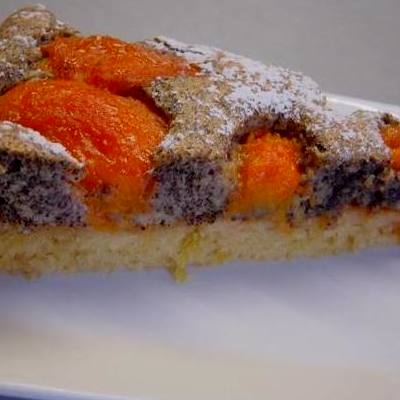 Mákos-barackos linzer recept