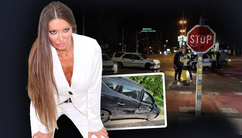 Branka Blek Rouz IMALA SAOBRAĆAJKU: Automobil se prevrnuo na krov!