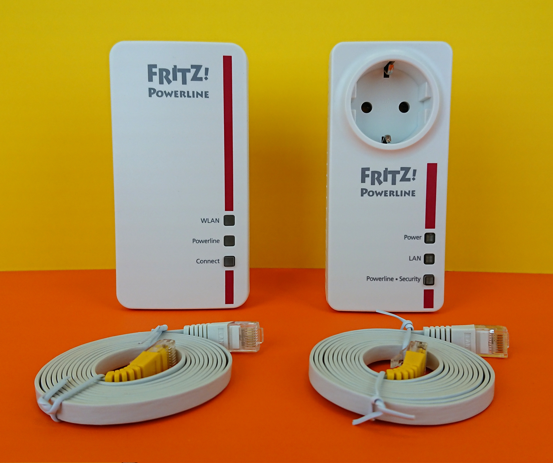 AVM Fritz Powerline 1260E Kit im Test: solide Leistung mit Mesh | Heise ...