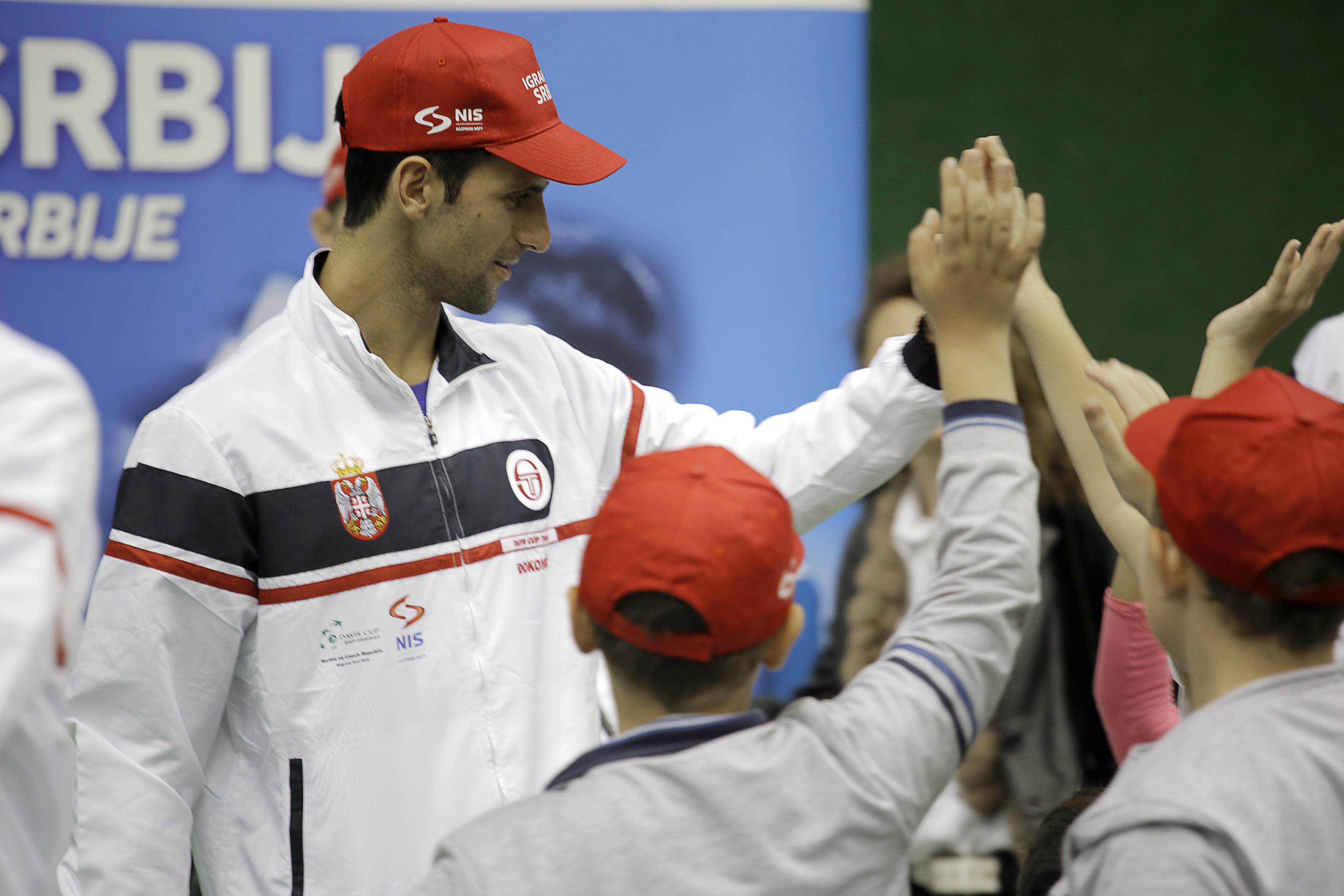 Nole i Dejvis kup reprezentacija sa decom koja su pobedila rak FOTO