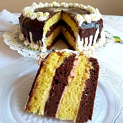 Méteres kalács torta recept