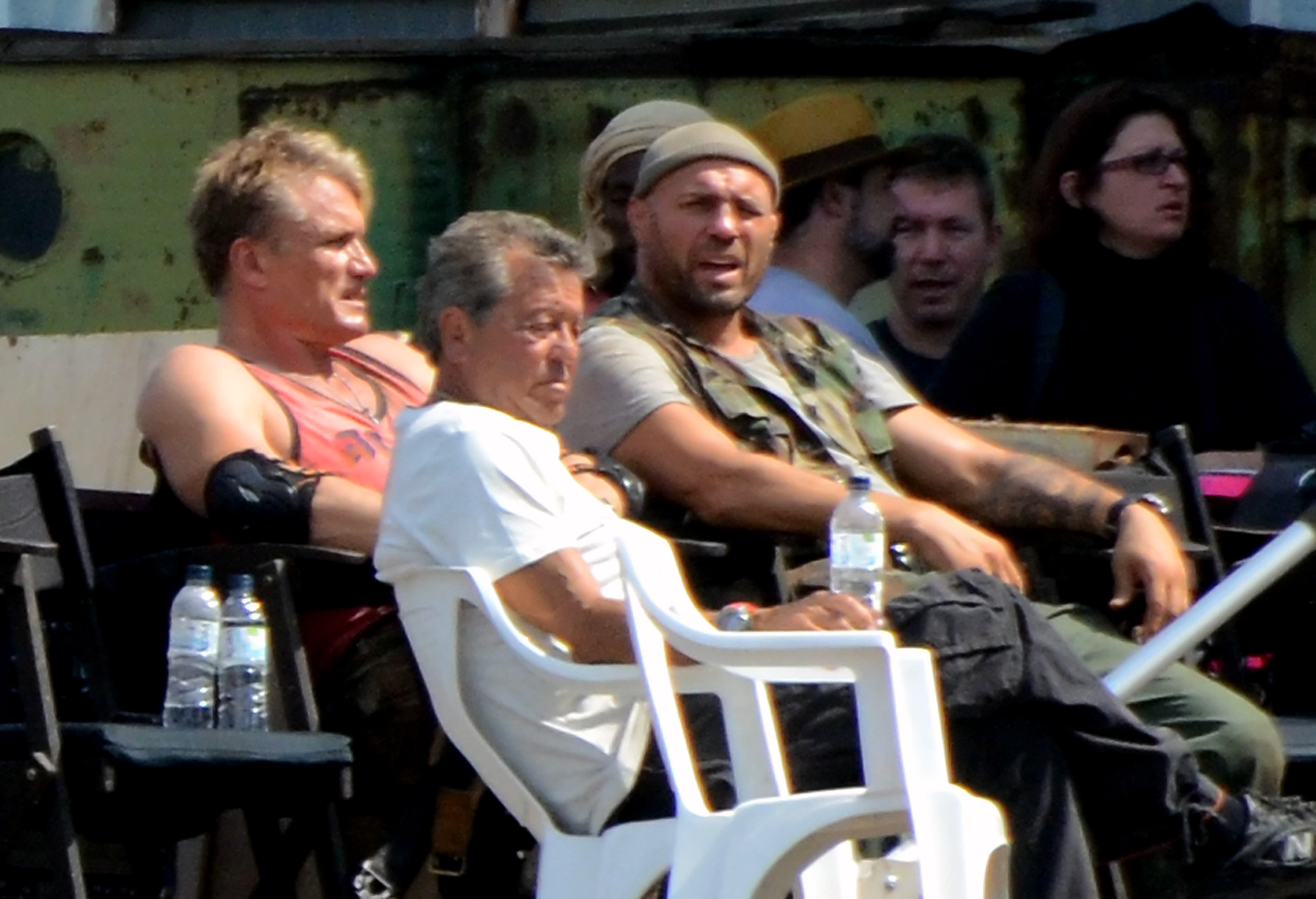 Rambo i Indiana Jones razem na planie "Niezniszczalnych 3" - ZDJĘCIA ...