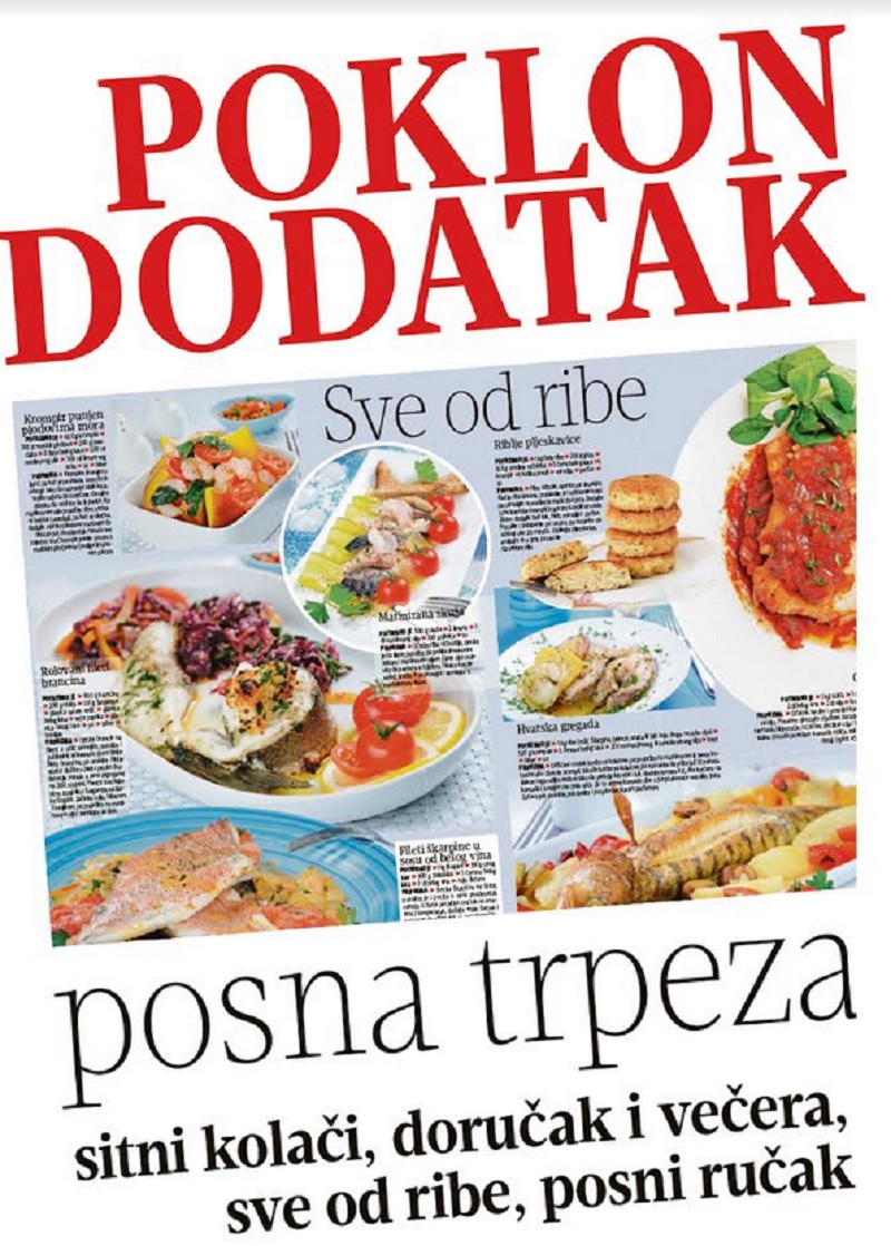 "Blic" vam ovog ponedeljka poklanja: Najbolji recepti za posna jela i ...