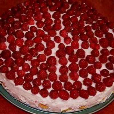 Málnatorta egyszerűen recept