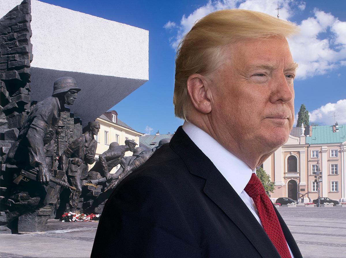Donald Trump w Polsce - przemówienie w Warszawie - Polityka - Newsweek.pl