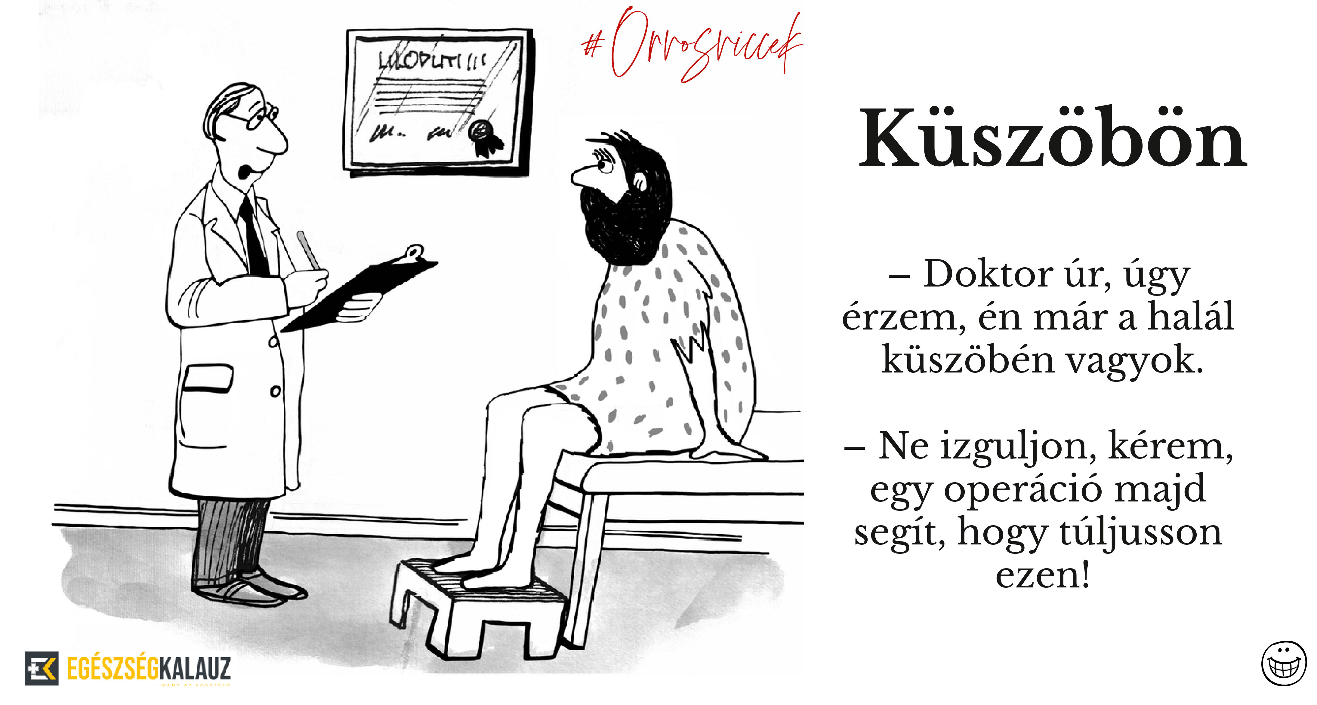 Orvos viccek, napi mosoly: nem ritka | EgészségKalauz