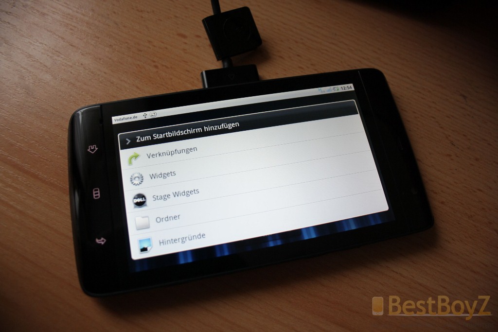 Review: Dell Streak mit Android OS 2.2 Froyo und Dell Stage | Heise ...