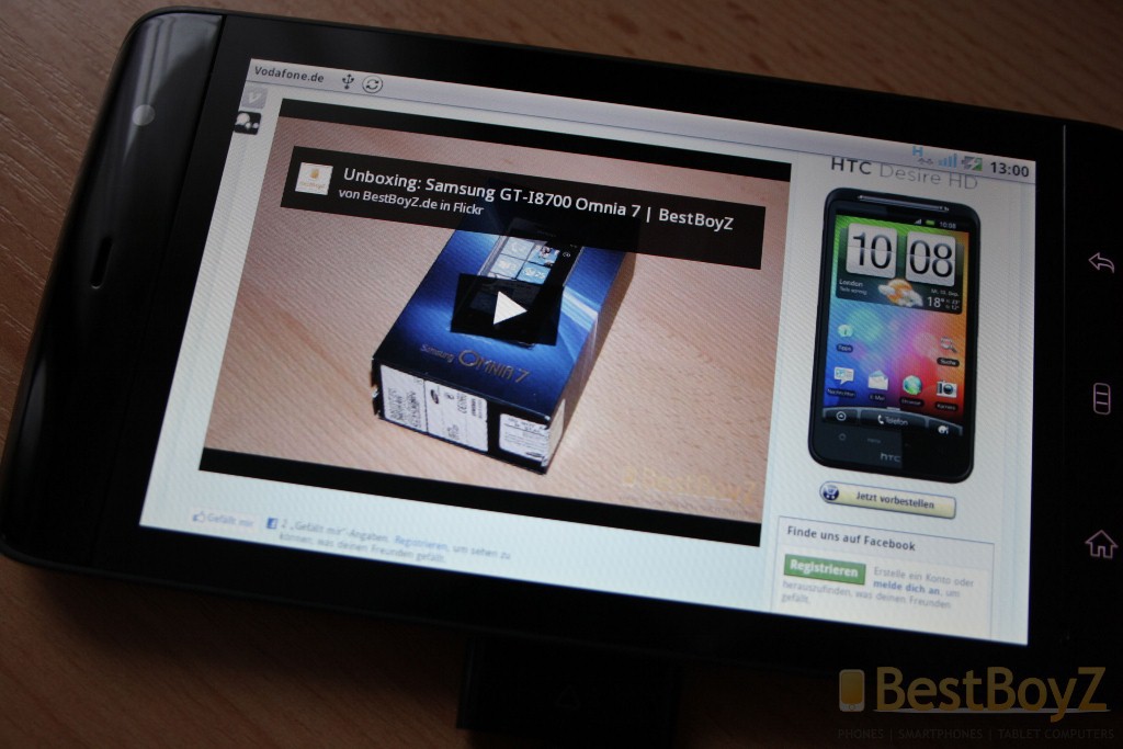 Review: Dell Streak mit Android OS 2.2 Froyo und Dell Stage | Heise ...