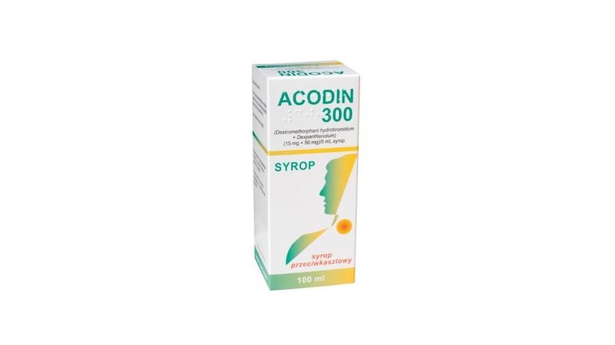 Acodin syrop 300 i 150 Junior (ulotka) - dawkowanie leku