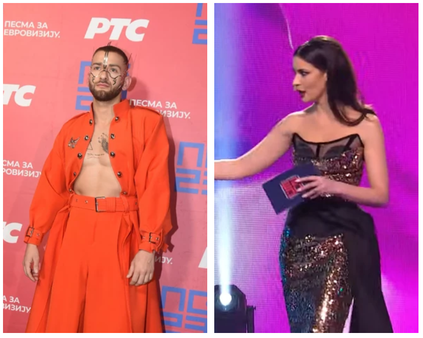 Savo Perović i Dragana Kosjerina na festivalu Beovizija 2023