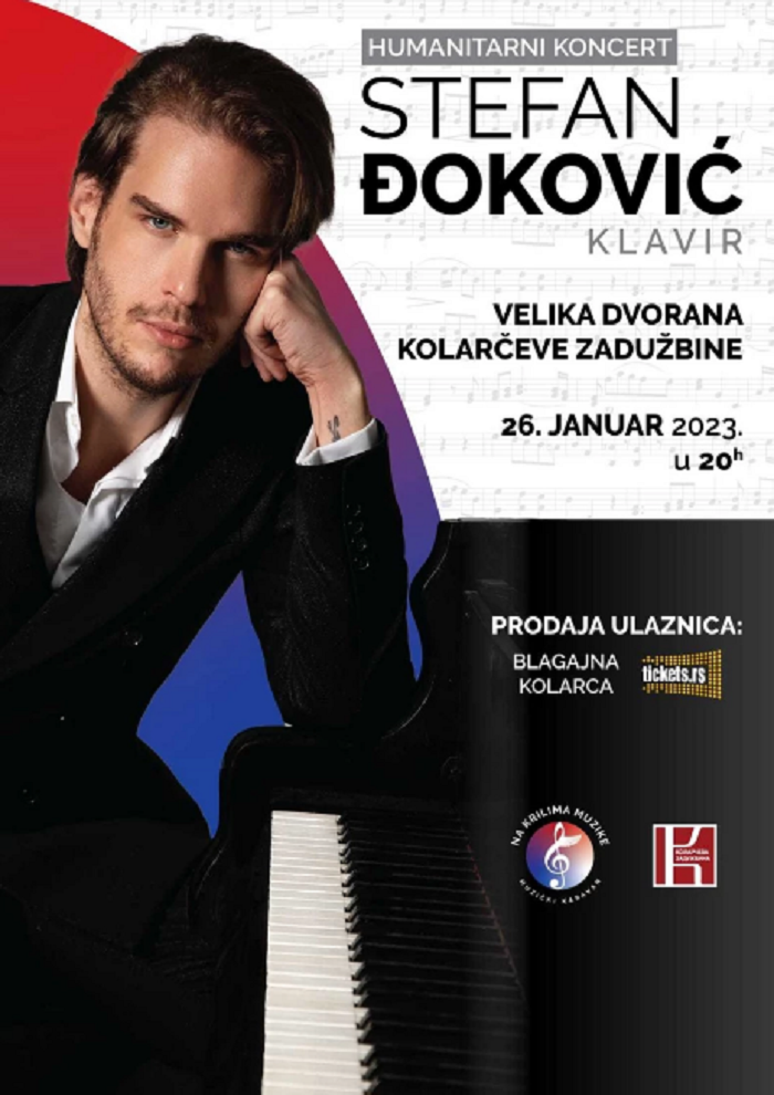 Na krilima muzike: pijanista Stefan Đoković 26. januara u Beogradu ...