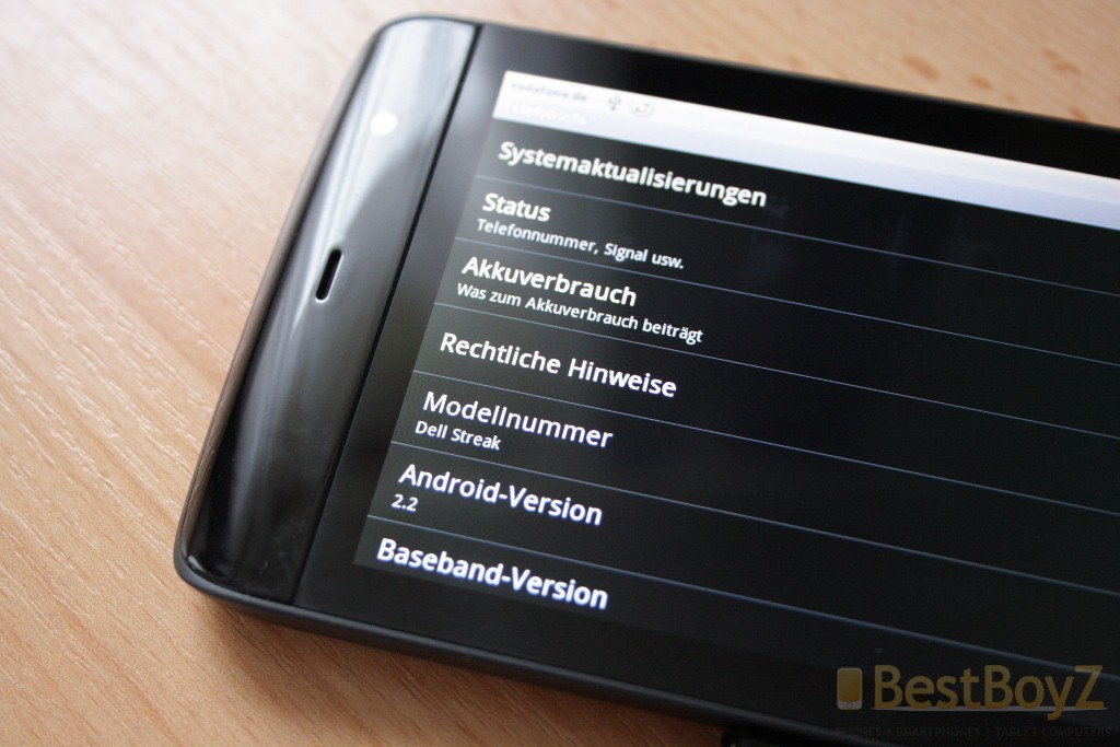 Review: Dell Streak mit Android OS 2.2 Froyo und Dell Stage | Heise ...