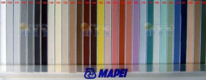 Mapei WZORNIK FUGI NIE JEST NA SPRZEDAŻ JEST MATERIAŁEM POGLĄDOWYM ...