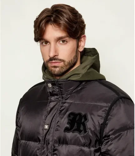 John Richmond Puchowa kurtka 2w1 | Regular Fit - Lamoda.pl