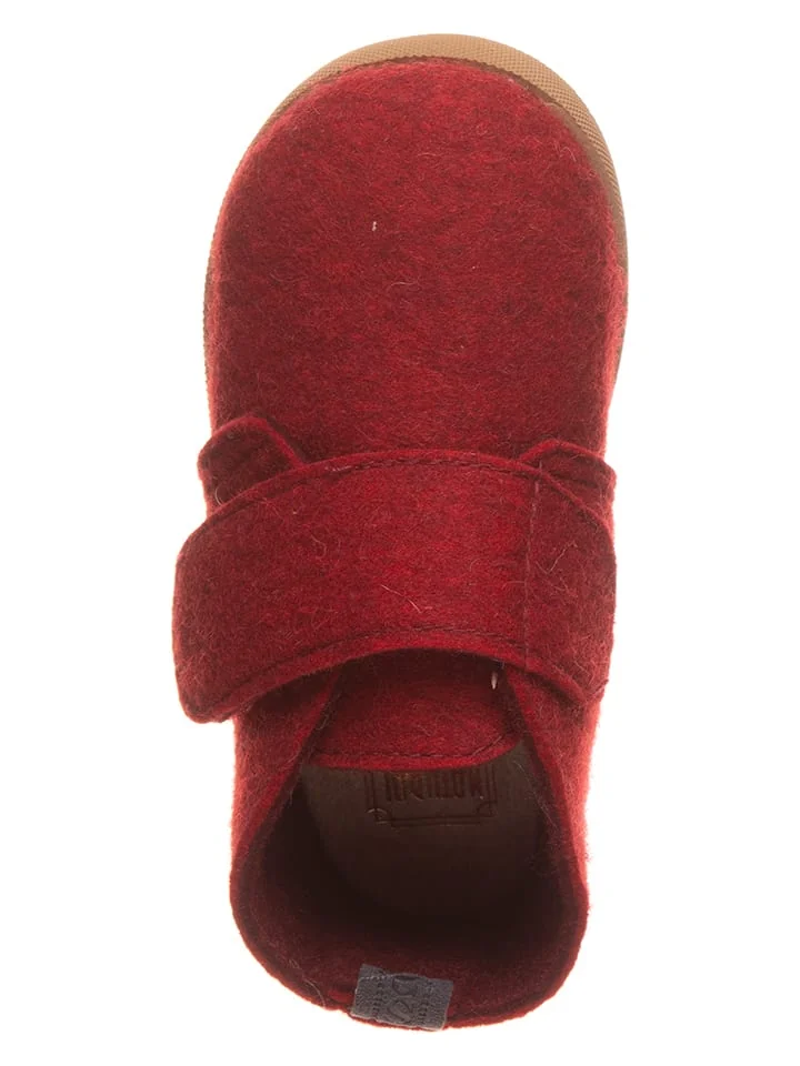 Kitz-pichler Kapcie "Felties" w kolorze czerwonym - Lamoda.pl