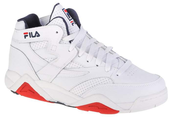 Fila M-Squad Ffm0046-10004 Męskie Sneakersy Białe - Lamoda.pl