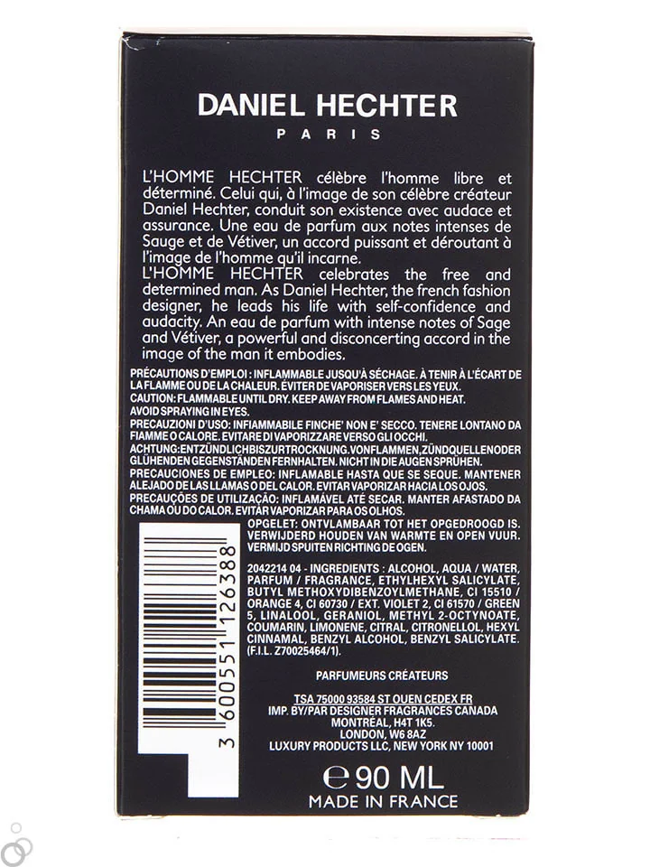 Daniel Hechter Daniel Hechter L'Homme - EDP - 90 ml - Lamoda.pl