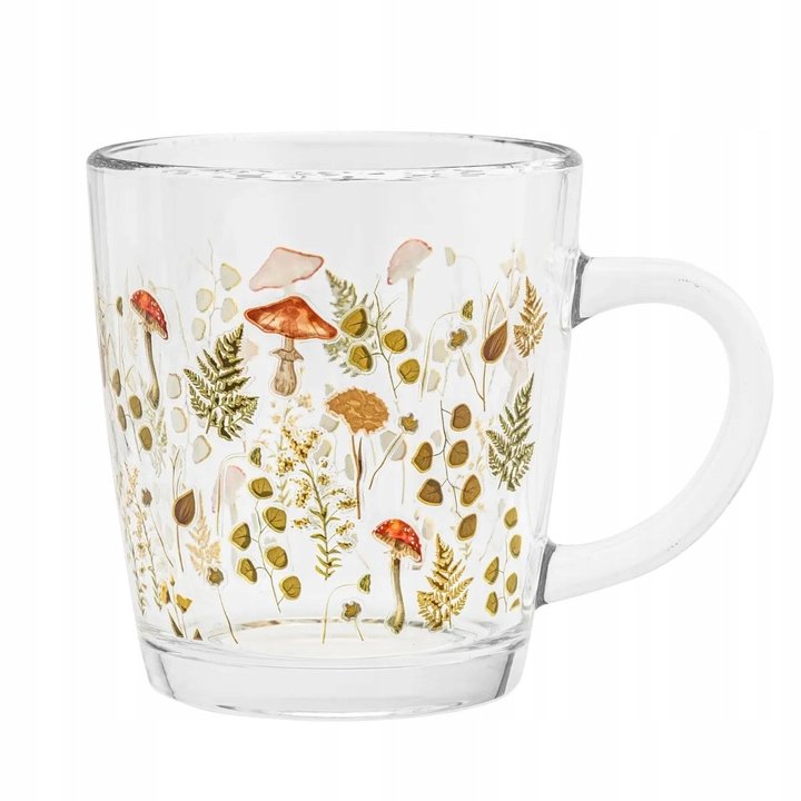 ALTOMDESIGN Szklanka z uchem Kubek szklany kawa herbata Altom Design Jesień 350 ml - Lamoda.pl