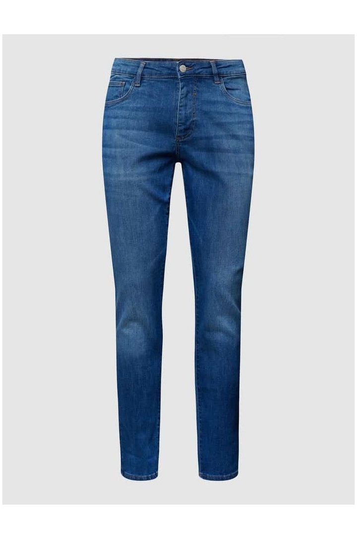 Review Jeansy o kroju skinny fit z zapięciem na guzik i zamek ...