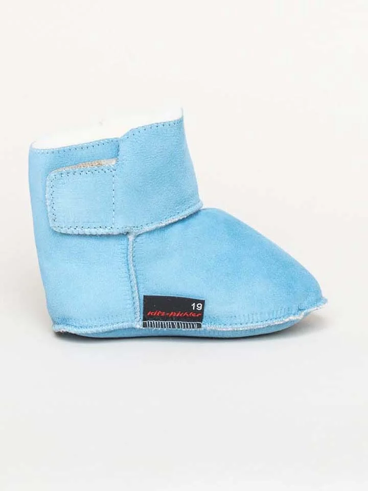 Kitz-pichler kitz pichler Kozaki w kolorze błękitnym z wełny jagnięcej ...