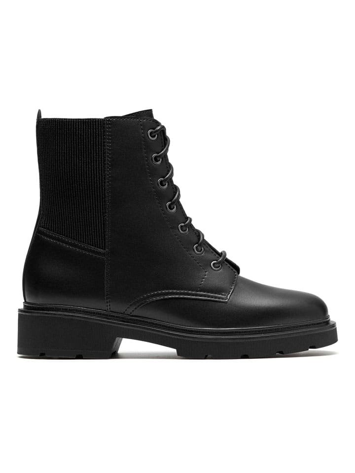 Clarks Skórzane botki w kolorze czarnym - Lamoda.pl
