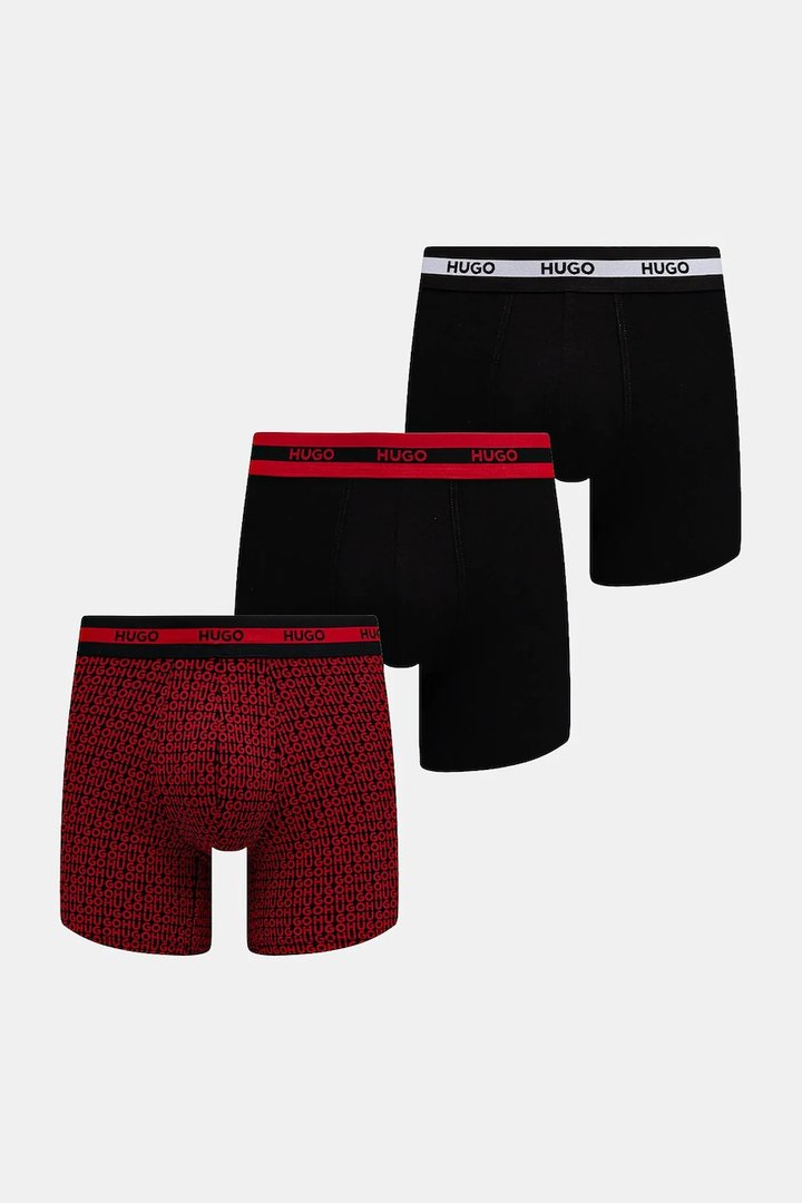 HUGO bokserki 3-pack BOXER BR PLANET DES - Lamoda.pl