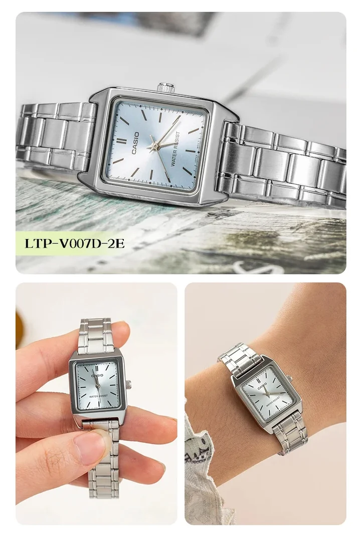 ZEGAREK DAMSKI CASIO LTP-V007D-2E + BOX - Lamoda.pl