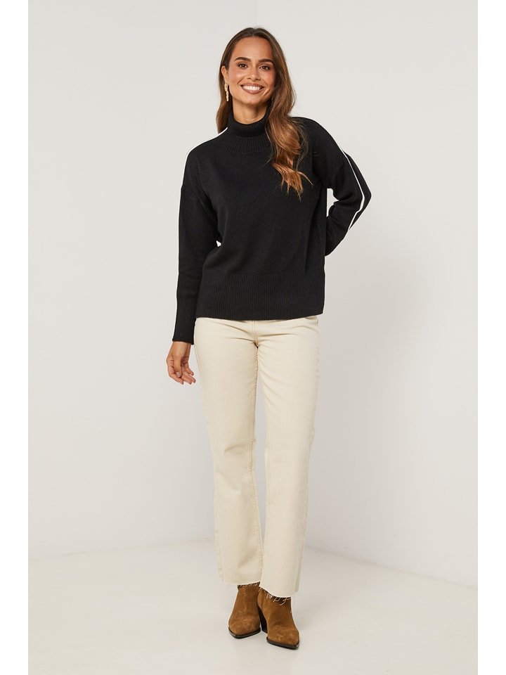 Soft Cashmere Golf w kolorze czarnym - Lamoda.pl