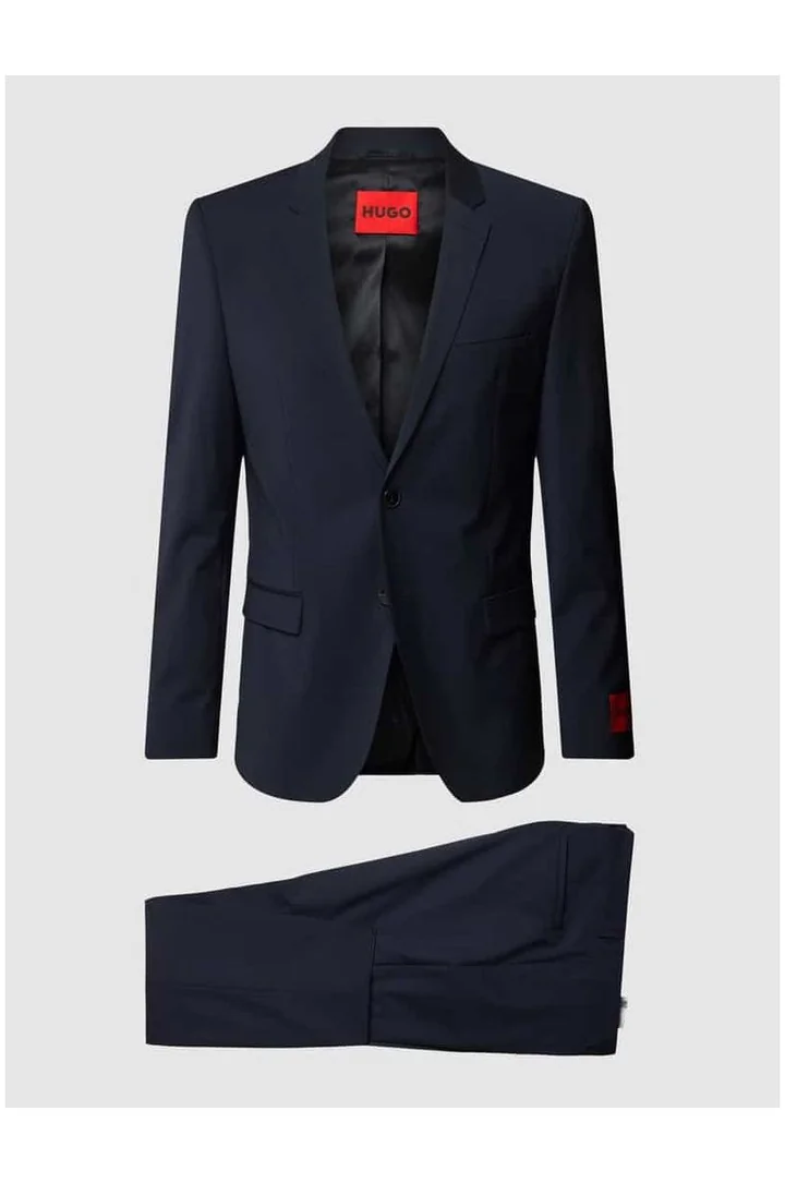 Hugo Garnitur z mieszanki żywej wełny model ARTI/HESTEN - Lamoda.pl