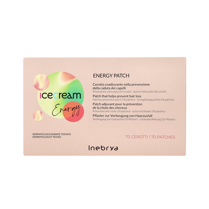 INEBRYA ICE CREAM ENERGY PATCH Plastry do skóry głowy przeciw wypadaniu ...