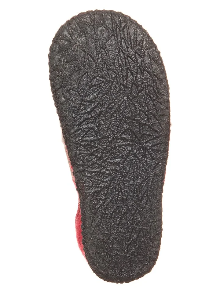 Kitz-pichler Filcowe kapcie ze wzorem - Lamoda.pl