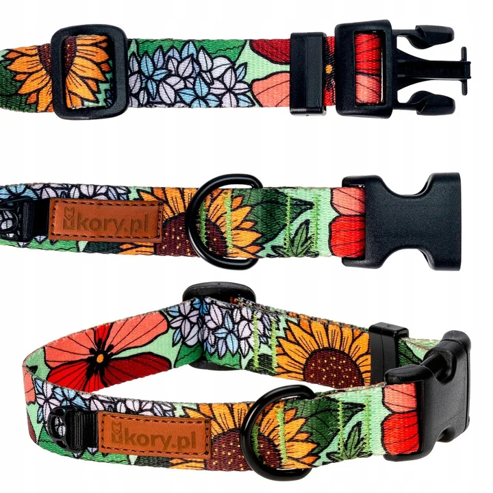 OBROŻA dla Psa MAŁEGO S 15 mm CHIHUAHUA YORK MALTAŃCZYK 30-36 cm uKory ...