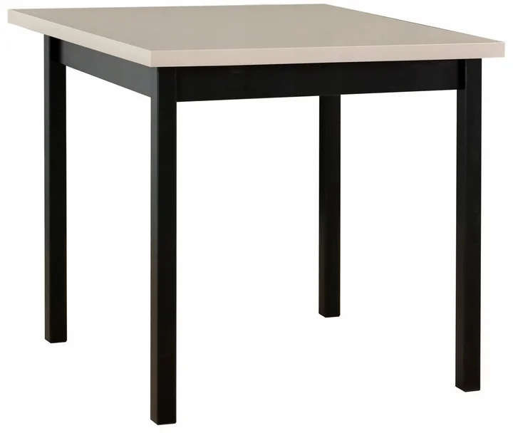 Selsey Stół drewniany do jadalni Vismito 80x80 cm czarny/kaszmir ...