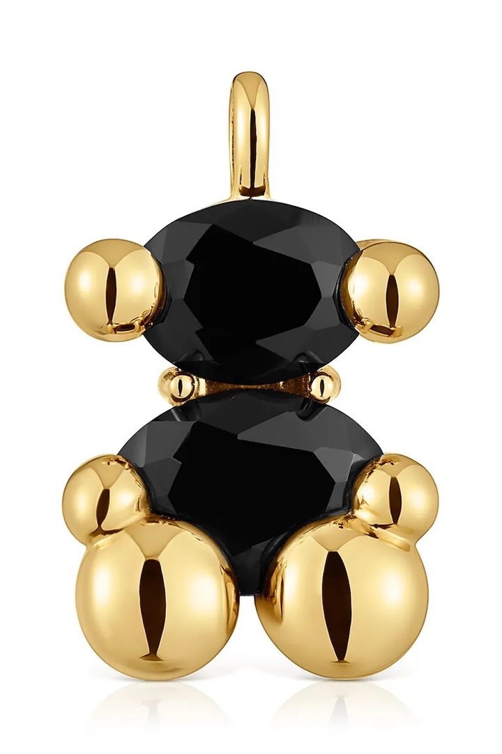 Tous zawieszka ze srebra pokrytego złotem Bold Bear Gem 1004225000 - Lamoda.pl