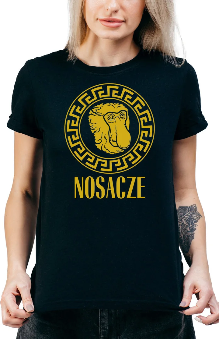 DonWitold T-Shirt Damski Art Sztuka Prezent Nosacz Śmieszna Koszulka ...