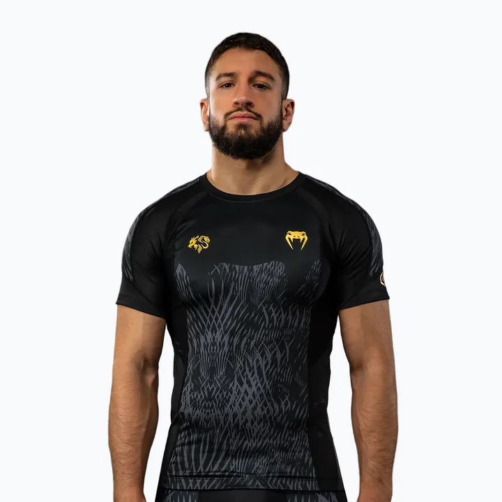 Rashguard męski Venum x Chimaev Rashguards black/grey - Lamoda.pl