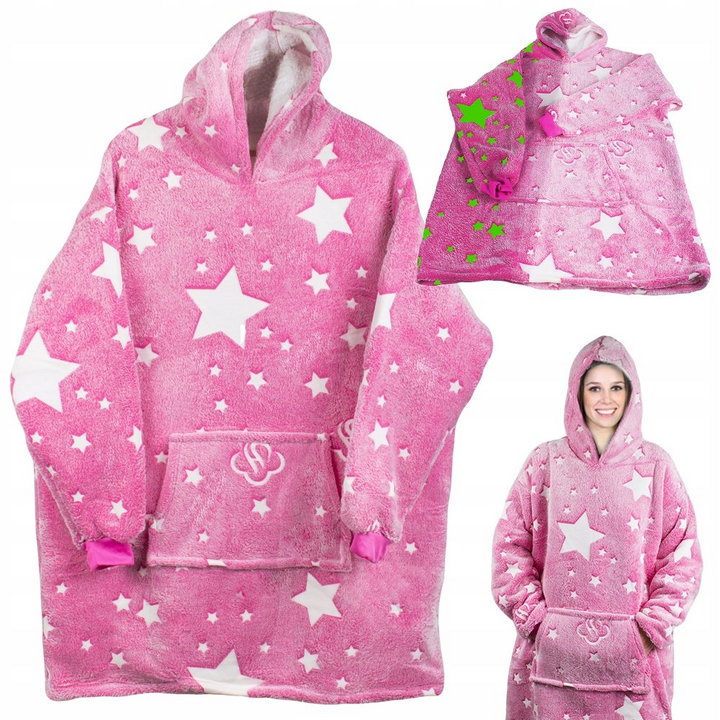 Verk Group Ciepła Bluza Koc Oversize Xxl 2W1 Gruba Futrzak - Lamoda.pl